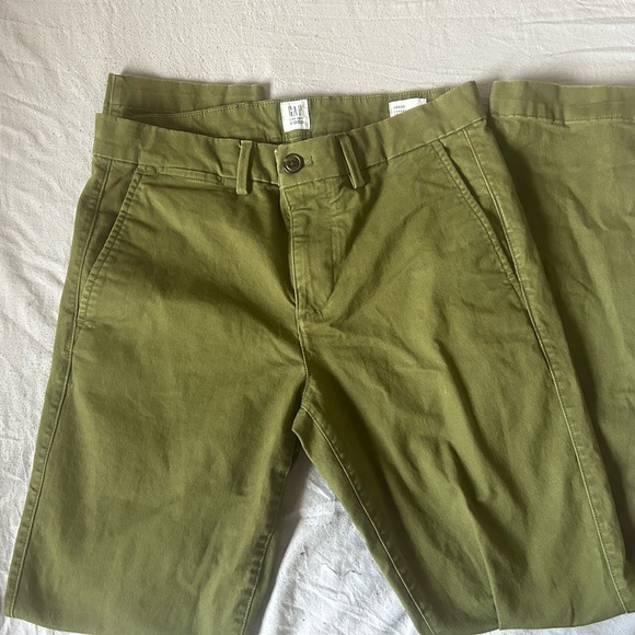 GAP | Pants | Olive Green Khaki Long Skinny Pants From Gap | Poshmark